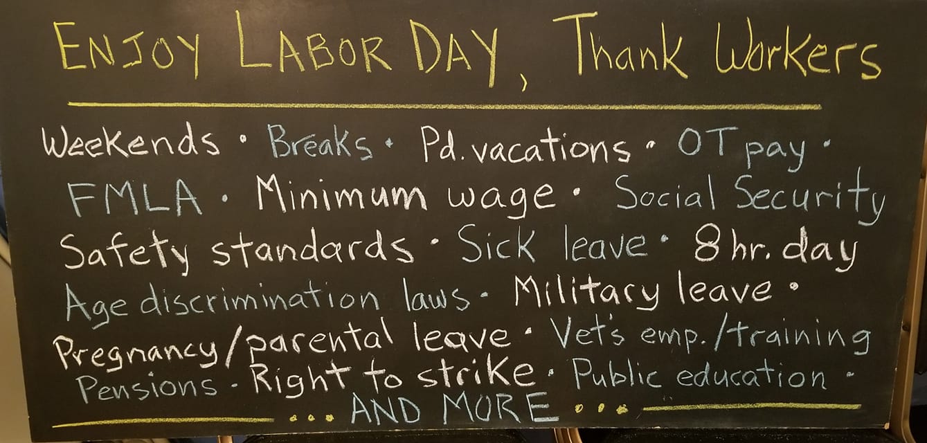 Labor Day 2019 | Democratic Party of Washington County WI